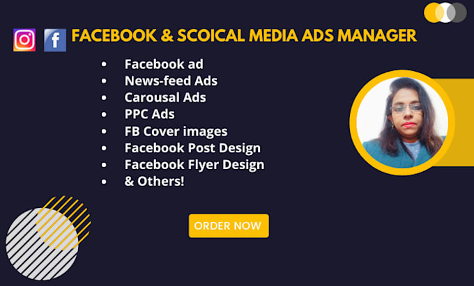 Design facebook ads for increasing followers and sales by Seo ...