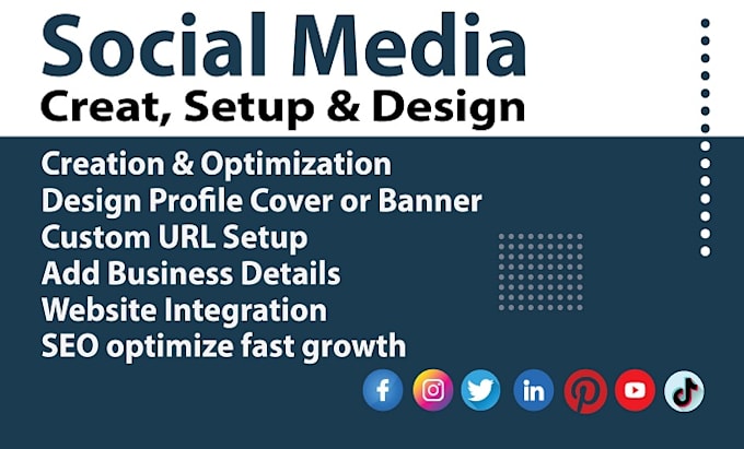 Create social media accounts, setup and design by Jafors17 | Fiverr