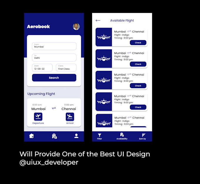 Provide professional looking app ui design by Shehzadshekeel | Fiverr