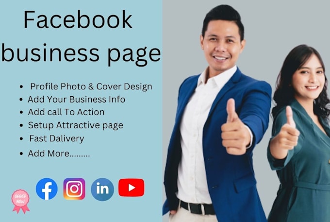 Design and create a professional facebook business page by Atifislam69 ...