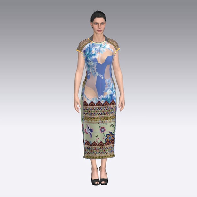Make any 3d fashion design and pattern by Nahidbashir | Fiverr