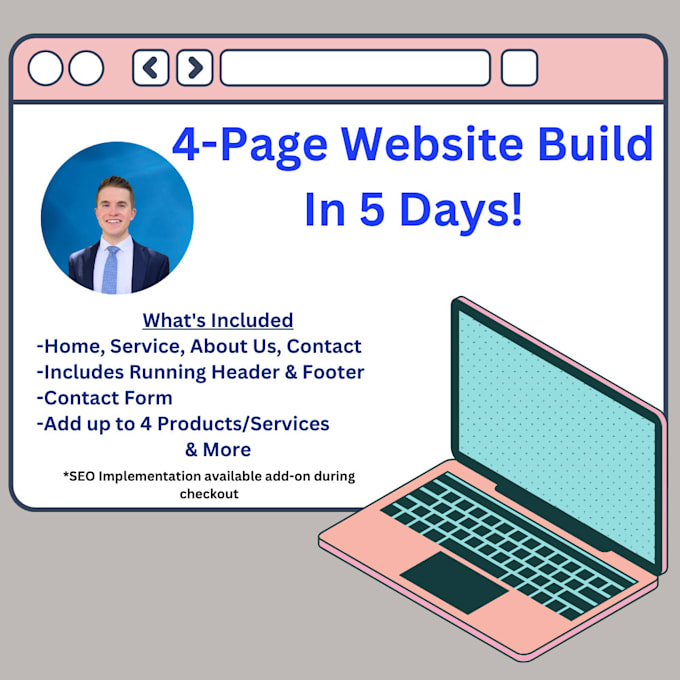 Build your website in 5 days by Aidanmurray052 | Fiverr