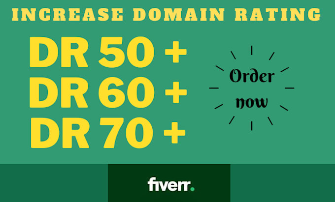 Increase domain rating, increase ahrefs domain rating, increase dr upto ...