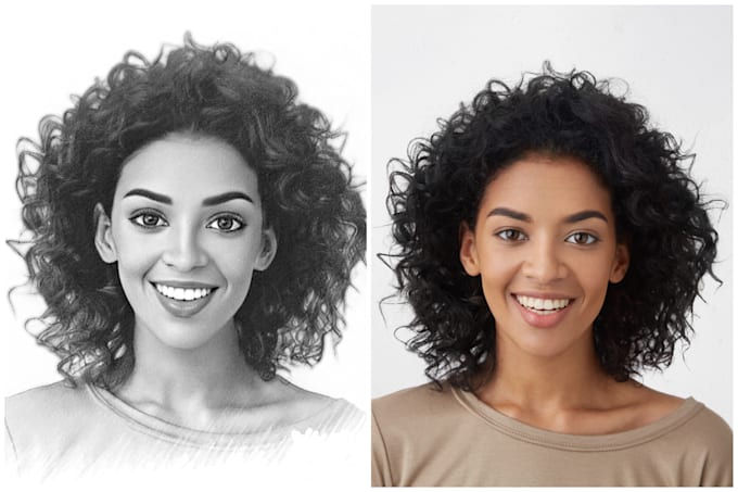 Draw a awesome portrait picture in 6hours by Mstituu | Fiverr