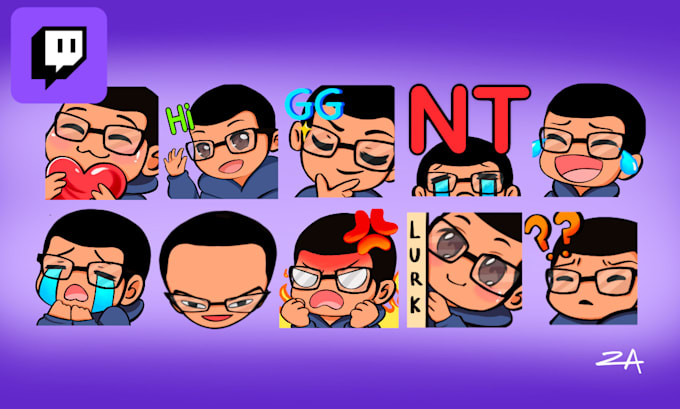 Make an emoticon for your stream by Iepdiewep29 | Fiverr