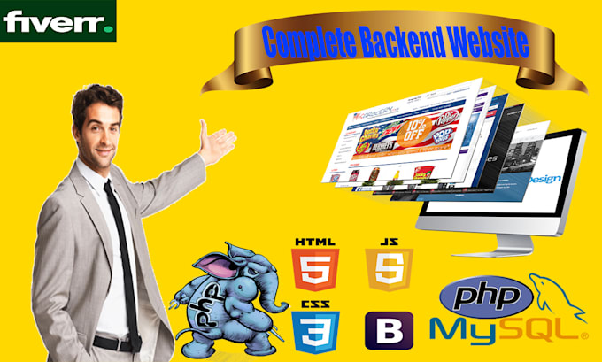 Develop your website backend with php and mysql by Danishabbas281 | Fiverr