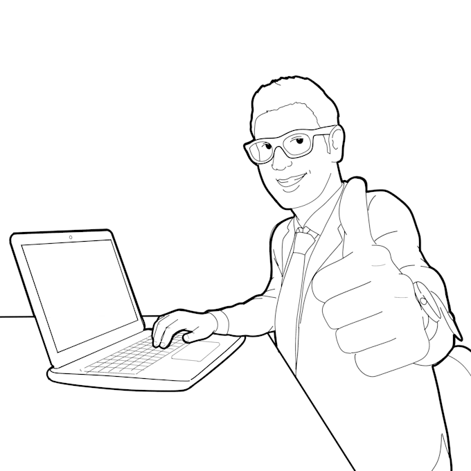 typing coloring pages