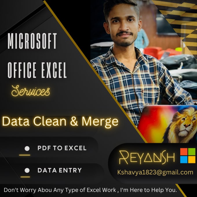 Do data entry , clean , merge , split from unwanted data in excel by Reyansh_rajput | Fiverr