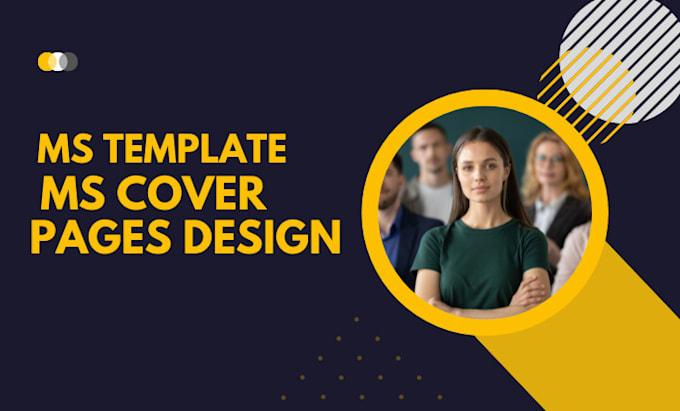 Design ms word cover page template and pdf by Bariraanwar4 | Fiverr