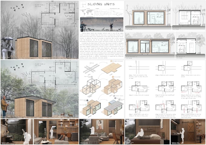 Render floor plan, section, elevations, posters for architects by Ahmetrasim | Fiverr