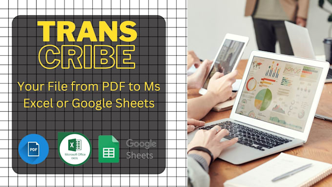 Transcribe Your Pdf File Format In To Ms Excel By Arbyduph Fiverr