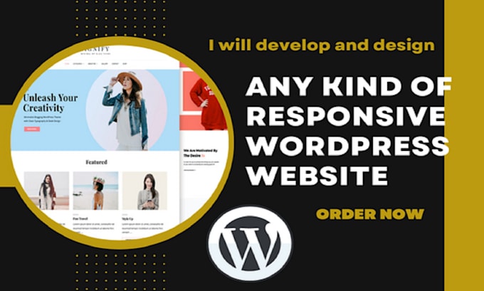 Develop and design any kind of responsive wordpress website by Dev_titu ...