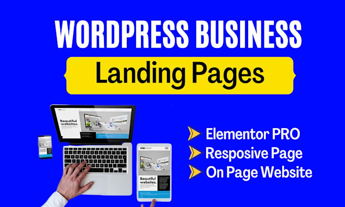 Design responsive wordpress landing page or squeeze page by Abssalam | Fiverr