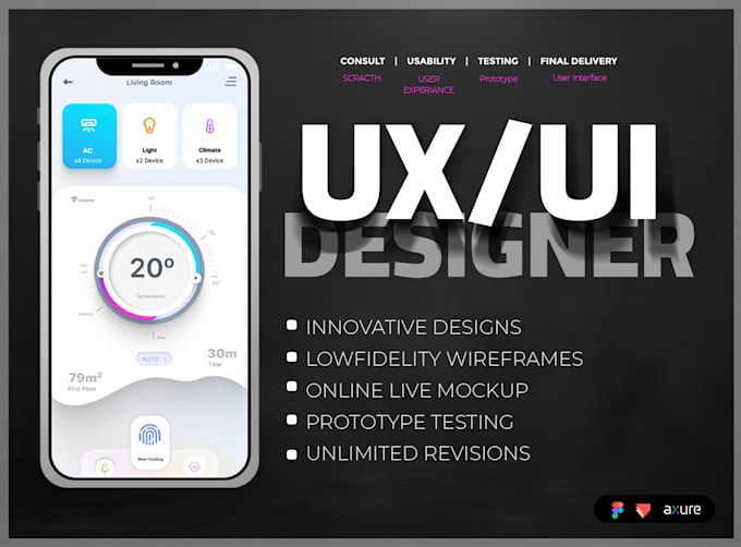 Create uxui designs for website and mobile app by Moh_shahbaz | Fiverr