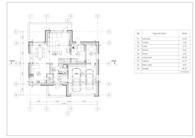 Do floorplans drawings and redraw from an existing sketch by ...