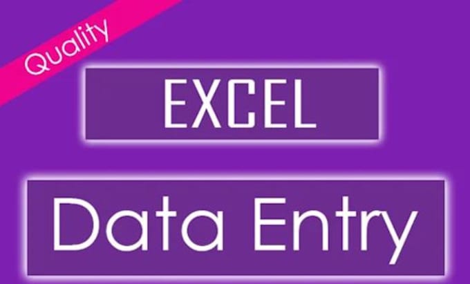 Do data entry, excel, clean, merge, split , logo design by ...
