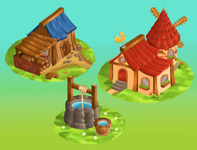 Create 2d environment for your game by Tori_arts | Fiverr
