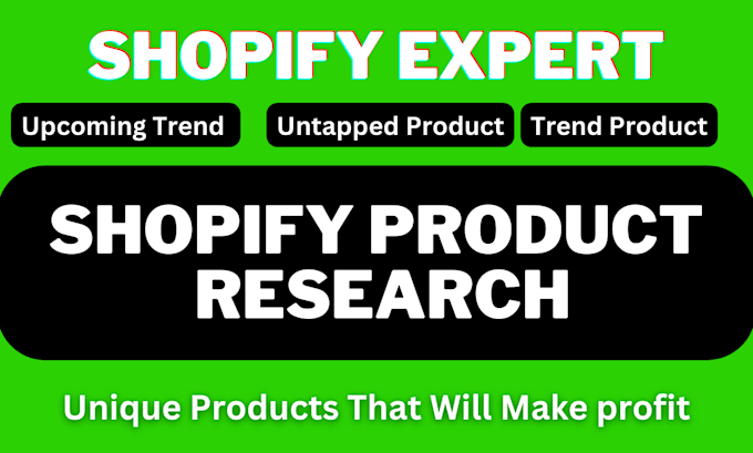 Do shopify product research for dropshipping and video by ...
