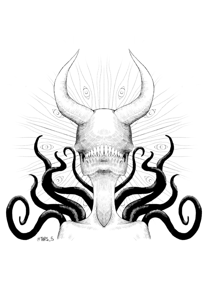 how to draw demons and monsters