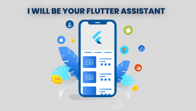Be your flutter mobile app development assistant by Zakaria4digital | Fiverr