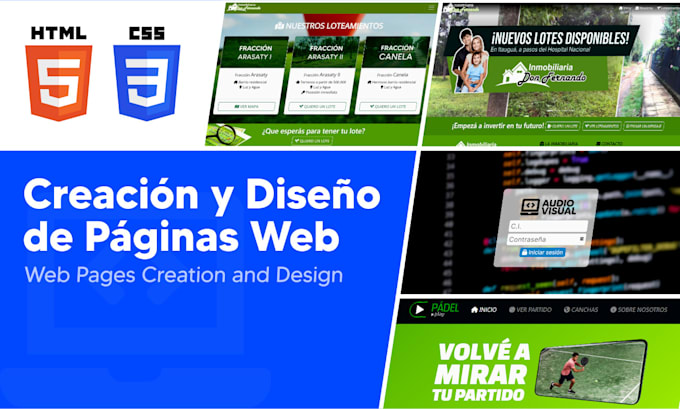 Programación y diseño web con html y css by Pabdani | Fiverr