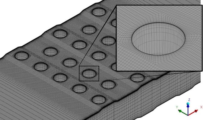 Do cfd simulation for flow through cylinders by Khanhduycongdo | Fiverr