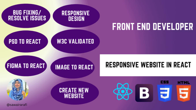Convert figma to react, xd to react, psd to react by Sawairarafi | Fiverr Convert figma to react, xd to react, psd to react by Sawairarafi | Fiverr