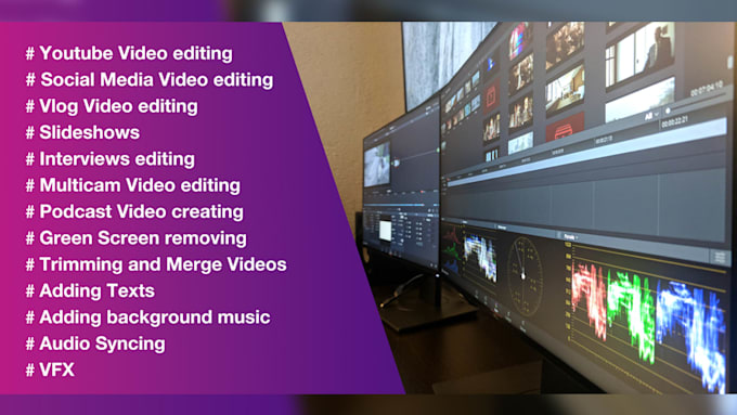 Do professional video editing and post production video by Tharu311131 ...
