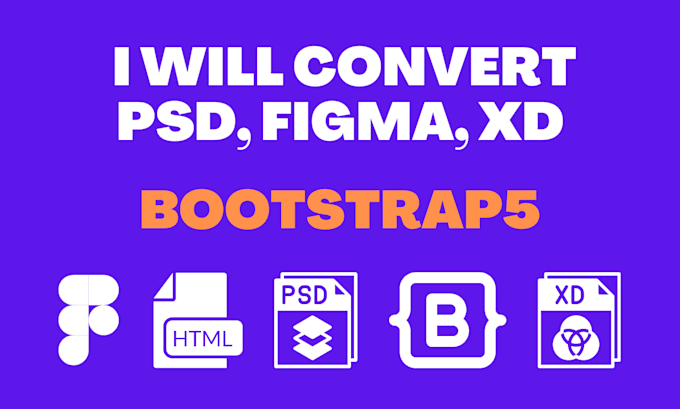 Convert psd,figma,xd,invision to responsive landing pag by Musabrizwan ...