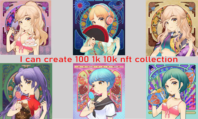 Create custom character, mascot, traits for nft art by Jubrannn | Fiverr