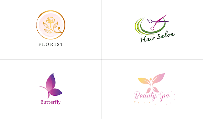 Design parlor, beauty salon, spa , barber logo by Musama | Fiverr