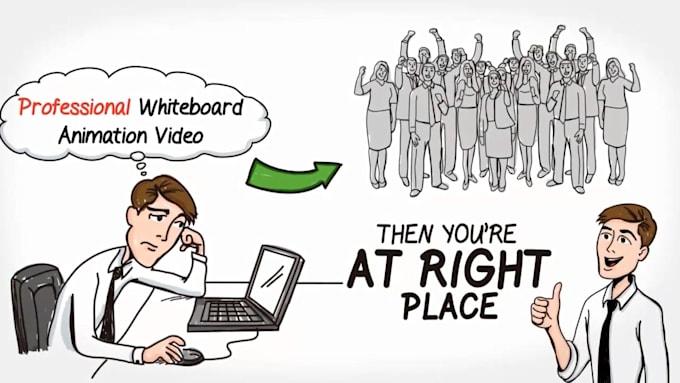 Create a high quality and engageing whiteboard video animation by ...
