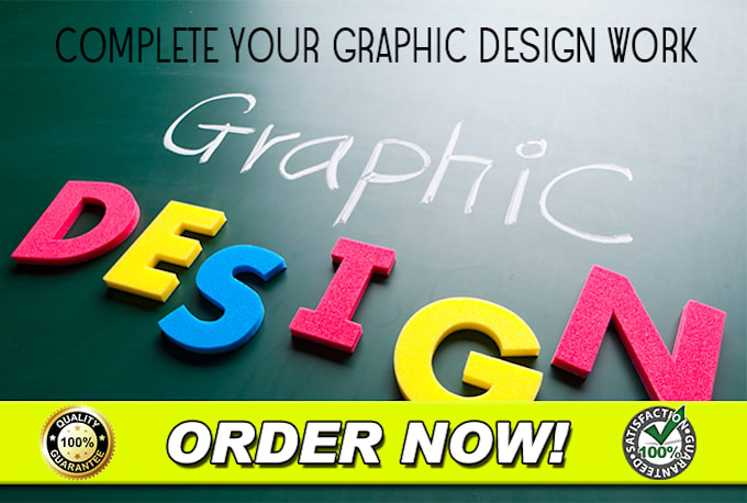 Complete your graphic design task professionally by Goldservice | Fiverr