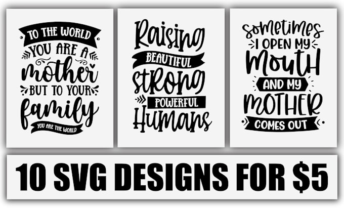 Create awesome svg cut files designs for etsy, amazon and others by Tebazer7383 | Fiverr