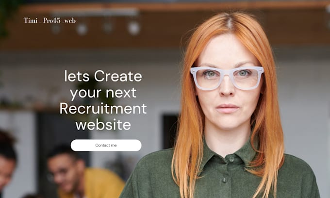 Design a recruitment website agency website and job board website by Timi_pro45 | Fiverr