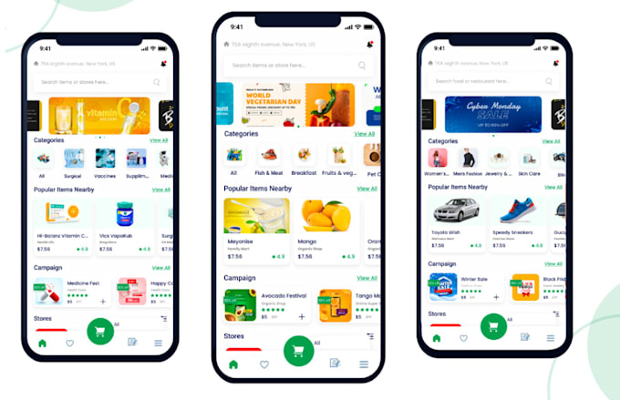 Build multivendor food, grocery, ecommerce, parcel,pharmacy app with ...