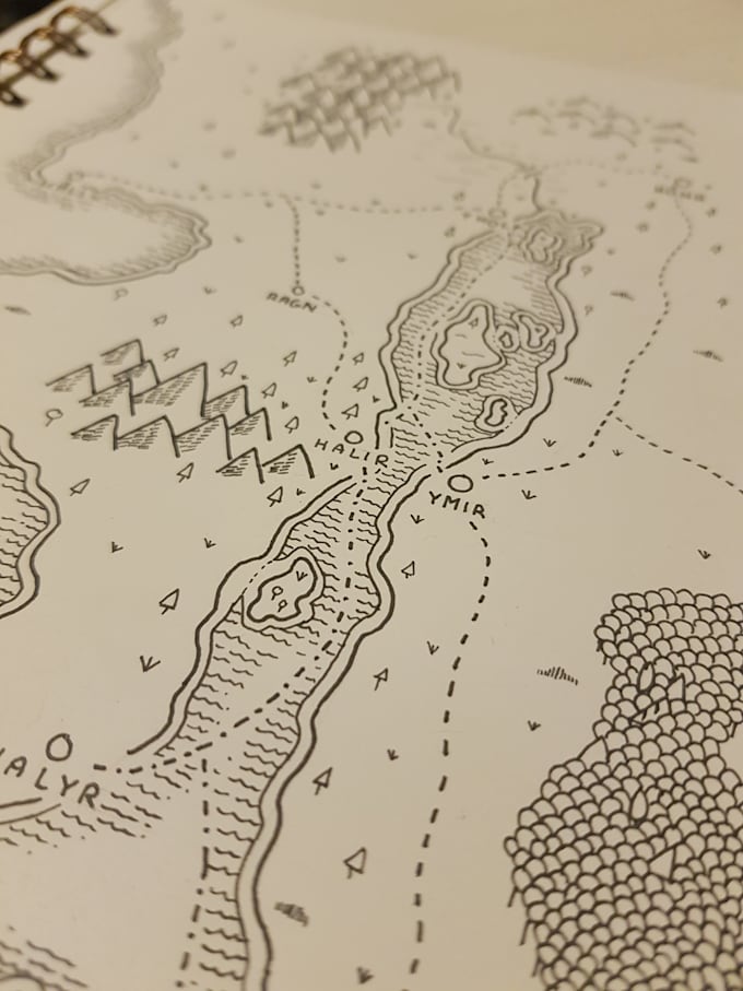 Draw a map for your fantasy tabletop rpg by Aremorwow | Fiverr