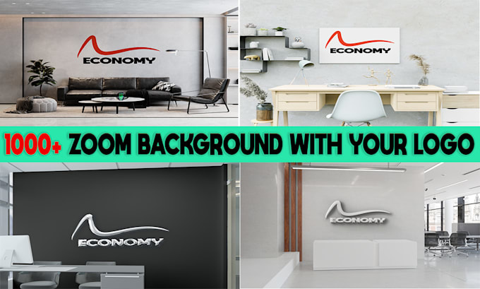 Design professional zoom virtual background with logo in 1hr by Anr ...