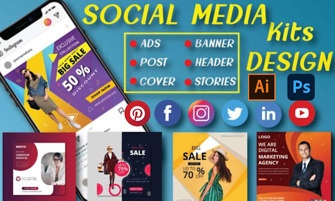 Compose fascinating social media design ads post and banner by Designr ...