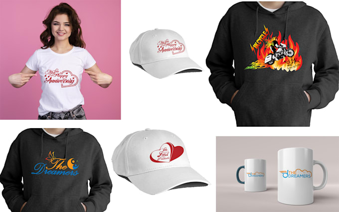 Create a t shirt cap mug design by Graphicexpart | Fiverr