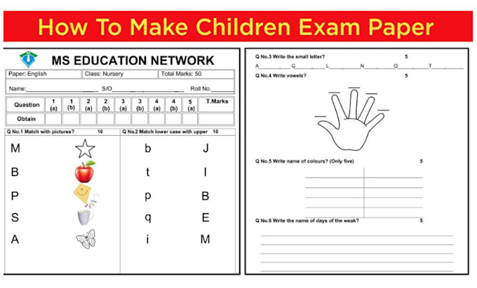 Make exam papers and docs for your school or college by Shahbazahmed357 ...