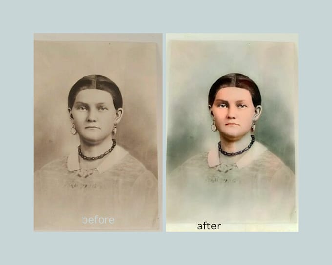 Repair your old photos colorize restoration high quality by Salim050 ...