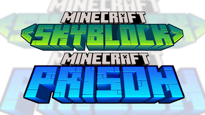 Create your custom minecraft logo with animation by Buffartworks | Fiverr