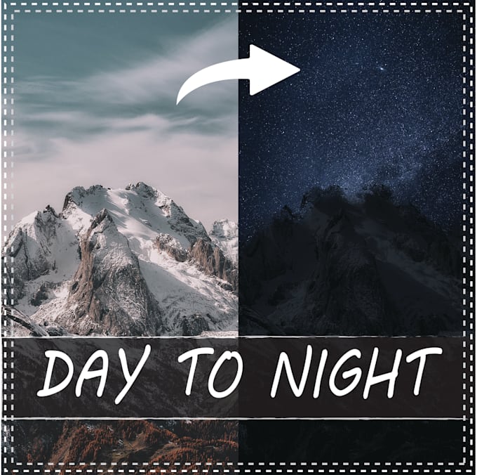 Edit day to night picture professionally by Protechzone3 | Fiverr