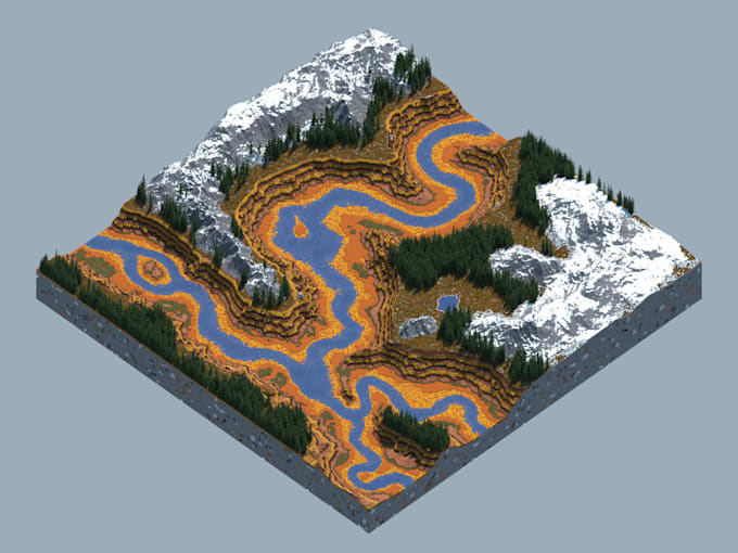 Make a high quality render of your minecraft world by Juan20b | Fiverr