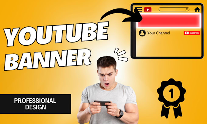 Create a professional youtube banner for your channel by Liveforit | Fiverr