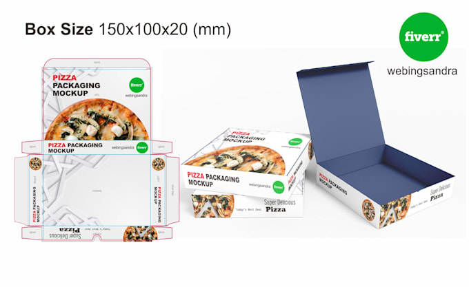 Design packaging box labels, product box designs by Webingsandra | Fiverr