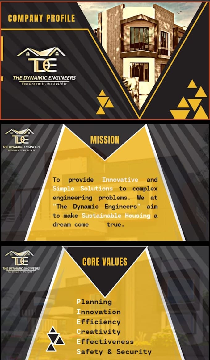 Design unique company profile, logo, and social media posts by ...