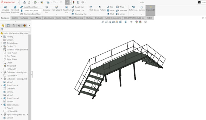 Design 3d mechanical models in solidworks by Jaskaransing948 | Fiverr