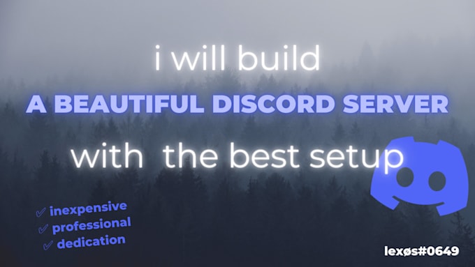 Build a beautiful discord server with the best setup by Lexos_ | Fiverr